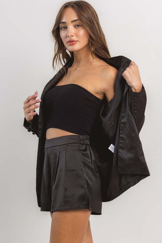 Black Satin Set – Aquarius Brand